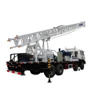 China Skid Mounted Rotary Drilling Rig 40000 kg 600m Depth SINOTRUCK 8x4 Chassis for sale