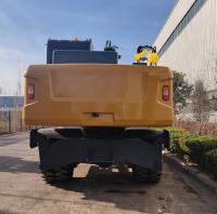 China 1.2 Ton 1.5 Ton Wheeled Hydraulic Excavator PW150-9 4630mm Digging Radius 1360kg for sale
