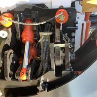 China Kawasaki Hydraulic Cylinder 2 ton 2.5 ton Wheel Backhoe Loader 8125KG for sale