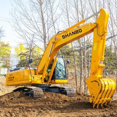China SH220 22.3 Ton Crawler Excavator with Wood Grapple 6150-14110 Max Digging Radius for sale