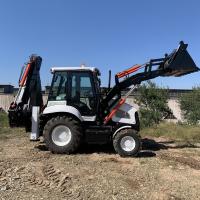 China 8200kg Mini Wheel Loader Backhoe Excavator 4x4 1.0m³ Bucket Weichai Engine for sale