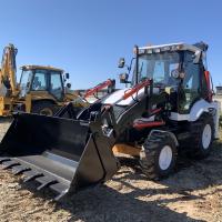 China 8200kg Mini Wheel Loader Backhoe Excavator 4x4 1.0m³ Bucket Weichai Engine for sale