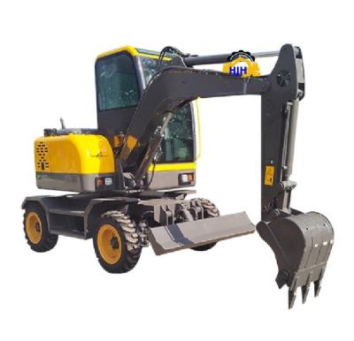 China 3.7 Ton Wheeled Excavator PW45-9 34KW Power 0.26m³ Bucket Digging Height 4650mm for sale