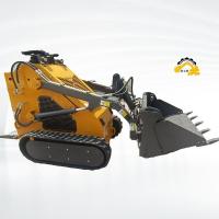 China Mini Skid Steer Loader 0.2-0.8 Ton 21HP 23HP for Home and Construction Use for sale