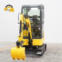 China 1.7 Ton Mini Crawler Excavator with Cabin 2850mm Digging Height 1700mm Depth for sale