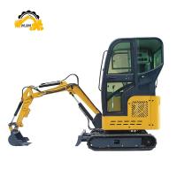 China 1.7 Ton Mini Crawler Excavator with Cabin 2850mm Digging Height 1700mm Depth for sale