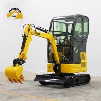 China 1.7 Ton Mini Crawler Excavator with Cabin 2850mm Digging Height 1700mm Depth for sale