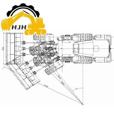 China 18000kg Operating Weight Wheel Loader 3.3m3 Bucket 185kN Breakout Force Low Emission for sale