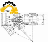 China 18000kg Operating Weight Wheel Loader 3.3m3 Bucket 185kN Breakout Force Low Emission for sale