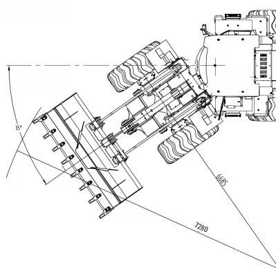 China New Hydraulic Bulldozer L55-B5 L55-C5 L53-B3 L53-C3 L58K-B5 Wheel Loader 40000sqm Factory for sale