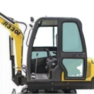 China 2.5 Ton Mini Excavator 2500kg with Cab 3850mm Digging Radius HJH Hydraulic Valve for sale