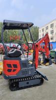 China 1.4 Ton Small Red Excavator 1400kg 4.3 km/h Travel Speed HJH Hydraulic Pump for sale