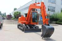 China Shanbo 9 Ton Wheel Excavator 0.33m3 Bucket 45kW Engine Max Digging Radius 6590mm for sale