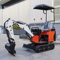 China Kepu 0.8T Mini Excavator 804kg Front Mechanical Operation Compact Digging Machine for sale
