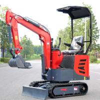 China Kepu 0.8T Mini Excavator 804kg Front Mechanical Operation Compact Digging Machine for sale