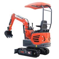 China 0.8 Ton Mini Excavator with Maximum Digging Depth of 1516mm and Crawler Moving Type for sale