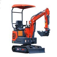 China 0.8 Ton Mini Excavator with Maximum Digging Depth of 1516mm and Crawler Moving Type for sale