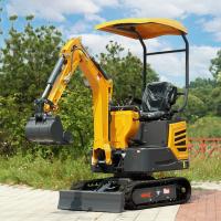 China 804 kg Mini Excavator 8.2 kW Diesel Engine Compact Crawler Digger for Narrow Spaces for sale
