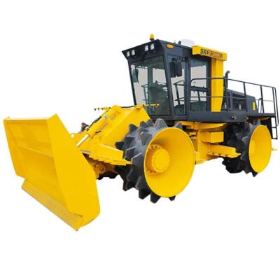 China 23 Ton 4-Wheel Drive Refuse Compactor Garbage Compactor for Waste Compaction 7360mm for sale