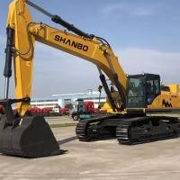 China 22 Ton Shanbo Excavator with Linde Hydraulic Cylinder Cummins QSB7.0 135kW for sale