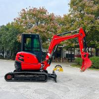China JF 12KW 10KW 11.8KW Enclosed Mini Excavator Multi Functional Crawler Tractor Excavator for sale