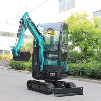 China JF 12KW 10KW 11.8KW Enclosed Mini Excavator Multi Functional Crawler Tractor Excavator for sale