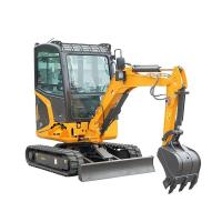 China 1.7 Ton Hydraulic Crawler Excavator 1700kg with Cab Guard Small Farm Excavator for sale