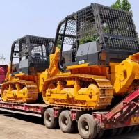 China Crawler Bulldozer 220 HP Hydraulic Valve 6m3 Dozing Capacity 23500kg Operating Weight for sale