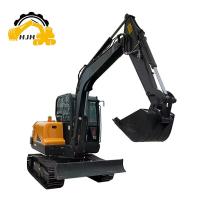 China XN75W-9Y Wheel Excavator 7 Ton Heavy Duty Construction with 50 kW Yuchai Engine for sale