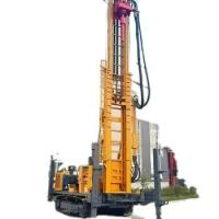 China Shanbo Crawler Hydraulic Water Well Drilling Rig 105-450mm Drilling Diameter 500m Depth for sale