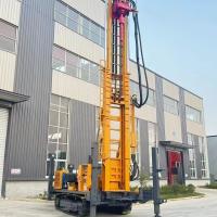 China Shanbo Crawler Hydraulic Water Well Drilling Rig 105-450mm Drilling Diameter 500m Depth for sale