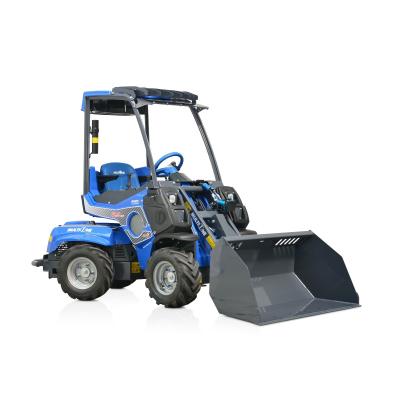 China Mini Diesel Wheel Loader 1 Ton 1000kg Load Capacity 0.5m3 Bucket for Farm for sale