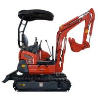 China Mini Digger 1.5 Ton Excavator Crawler Excavator Maximum Digging Height 2490mm for sale