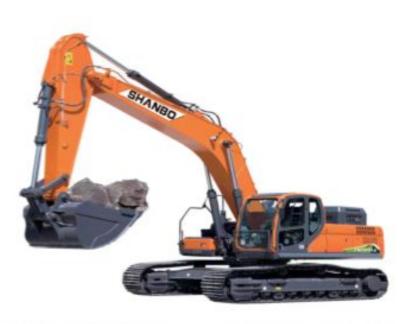 China 35 Ton Crawler Excavator SH335 PC380 PC520-9 650L Hydraulic Tank 292kN Dig Force for sale