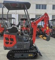 China 1 Ton Mini Excavator 804kg 8.2kw EPA CE OEM Small Digger R308 Farm Micro Excavator for sale