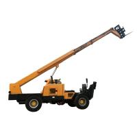 China 4.5-5.5 m3 Bucket Capacity Hydraulic Pump Bosch Rexroth Mini Telehandler for Forklift 1350kg Load 3660mm Dump Height for sale