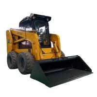 China JC120 Manual Skid Steer Loader 1400kg Capacity 3800kg Operating Weight for Construction for sale