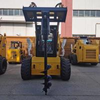 China JC120 Manual Skid Steer Loader 1400kg Capacity 3800kg Operating Weight for Construction for sale