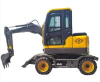 China Mini Excavator 8.5 Ton Hydraulic Wheel with 62.5kw Engine and 0.38m3 Bucket for sale