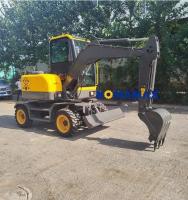 China Mini Excavator 8.5 Ton Hydraulic Wheel with 62.5kw Engine and 0.38m3 Bucket for sale