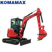 China R355U 4-5 Ton Crawler Excavator 30% Gradeability Closed Cabin 5L Engine Oil for sale