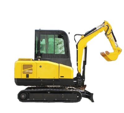 China 1 Ton 2 Ton 3 Ton Mini Excavator 0.045m3 Bucket 1632mm Track Length Compact Digger for sale