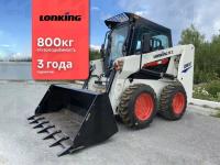 China JC65G JC65GH Manual Skid Steer Loader 1000kg Capacity 3500kg Operating Weight for sale