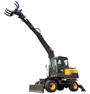 China Hydraulic Timber Grab Excavator PW95-9 with 22MPa Operating Pressure and 0.36m³ Bucket Capacity for sale