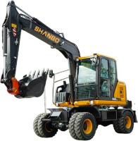 China Moving Type Wheel Excavator with Supporting Legs 8.5 Ton 9 Ton XN85 XN90 PW85 PW90 PW150 for sale