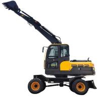 China Max.Digging radius 6590MM 6Ton 7Ton Digger Wheel Excavator With High Carrying Capacity for sale