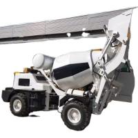 China KD1500 2.5m³ Self Loading Concrete Mixer Truck 1.5m³ Yield Articulated Chassis for sale
