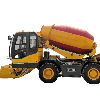 China 4.5cbm Full Automatic Mobile Concrete Mixer Truck Articulated Chassis 7700x2300x2620mm for sale