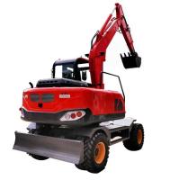 China Komamax Hydraulic Wheel Excavator 6590mm Digging Radius 0.36m³ Bucket for Trenching for sale