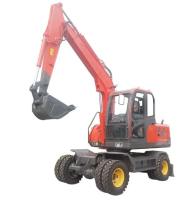 China Komamax Hydraulic Wheel Excavator 6590mm Digging Radius 0.36m³ Bucket for Trenching for sale